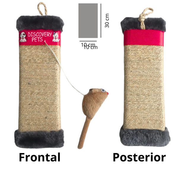 TABLA RASCADORA PARA GATO COLOR (PLOMO) – CHOBIXTOPIA